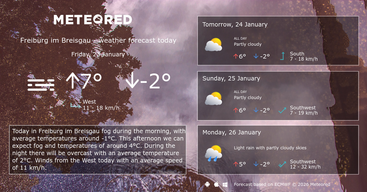 Weather Freiburg im Breisgau 14 days - Meteored Canada